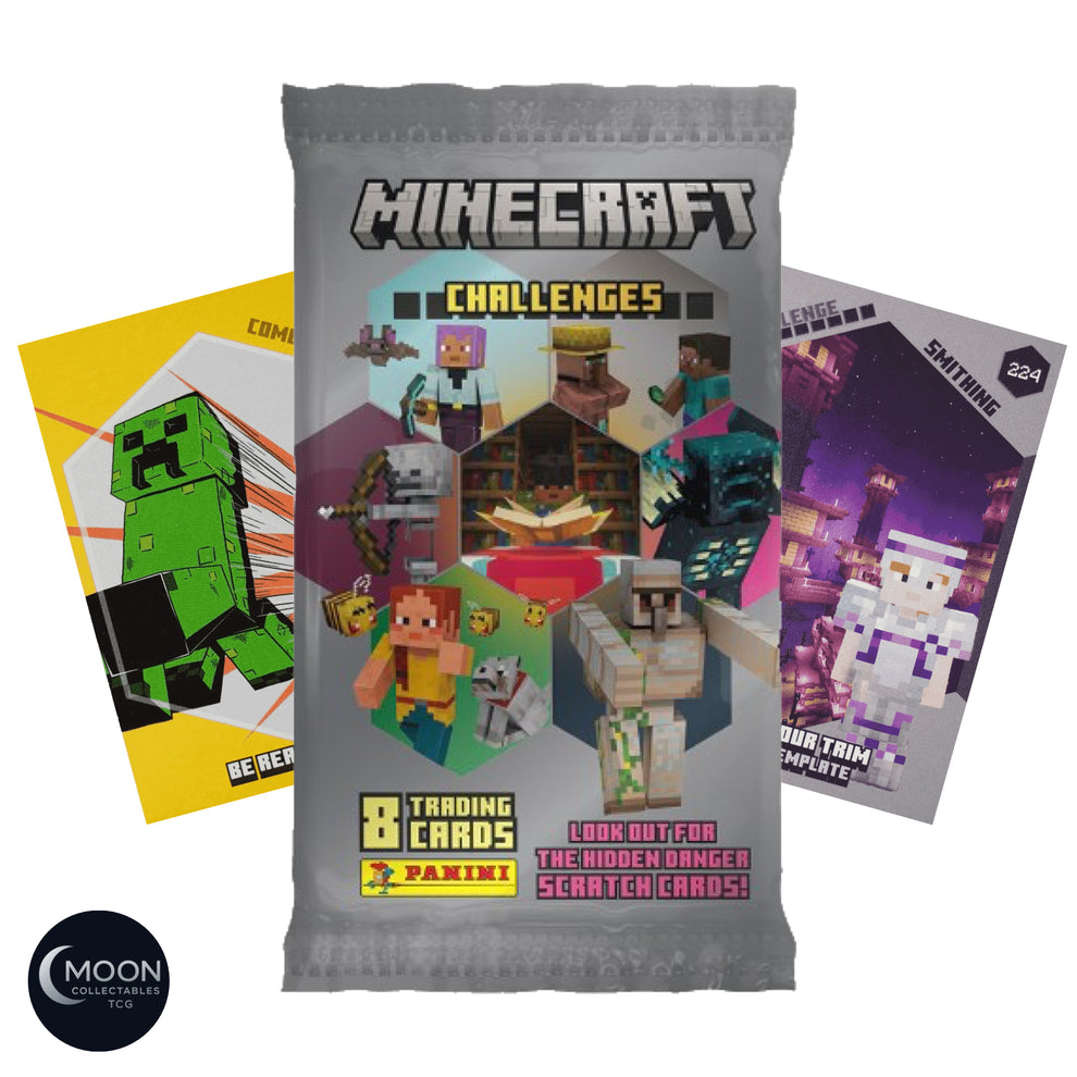Panini Minecraft Challenges Booster Pack – PokéMoon Store
