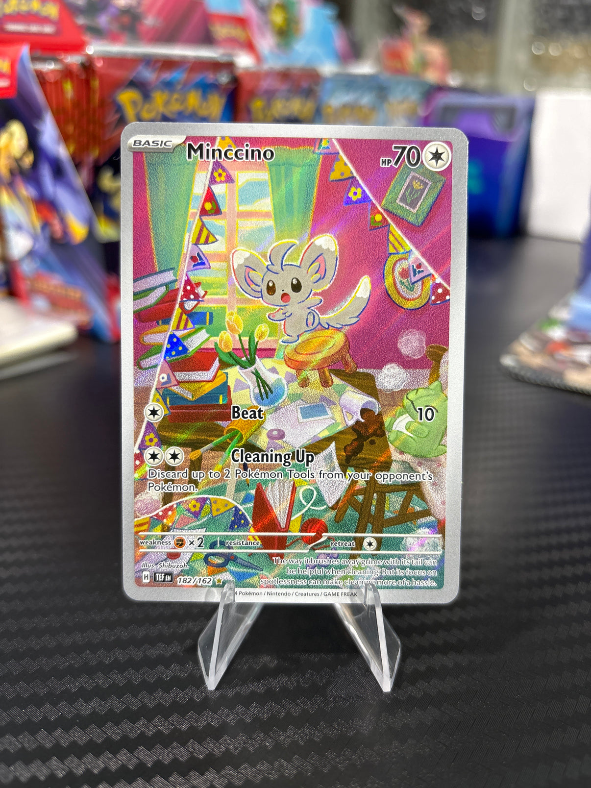 Minccino #182 - Illustration Rare - Temporal Forces – PokéMoon Store