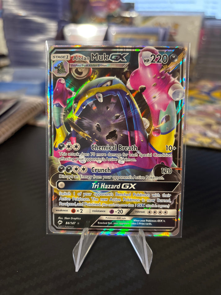 Alolan Muk GX #84 - Burning Shadows – PokéMoon Store