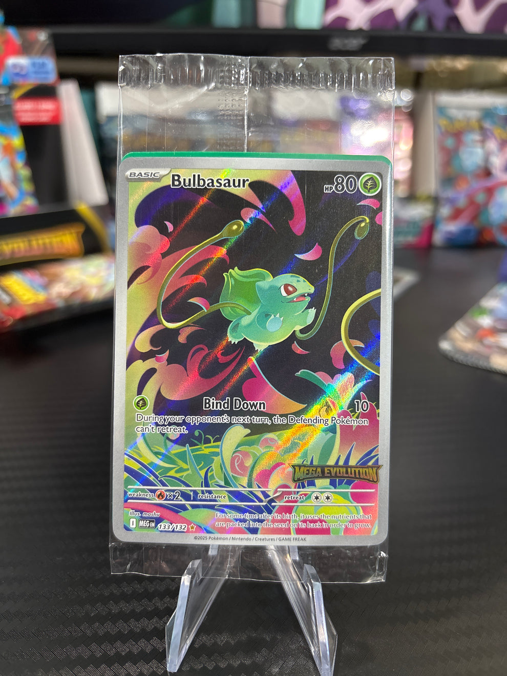 Bulbasaur #133 Mega Evolution Stamped (Sealed) – PokéMoon Store