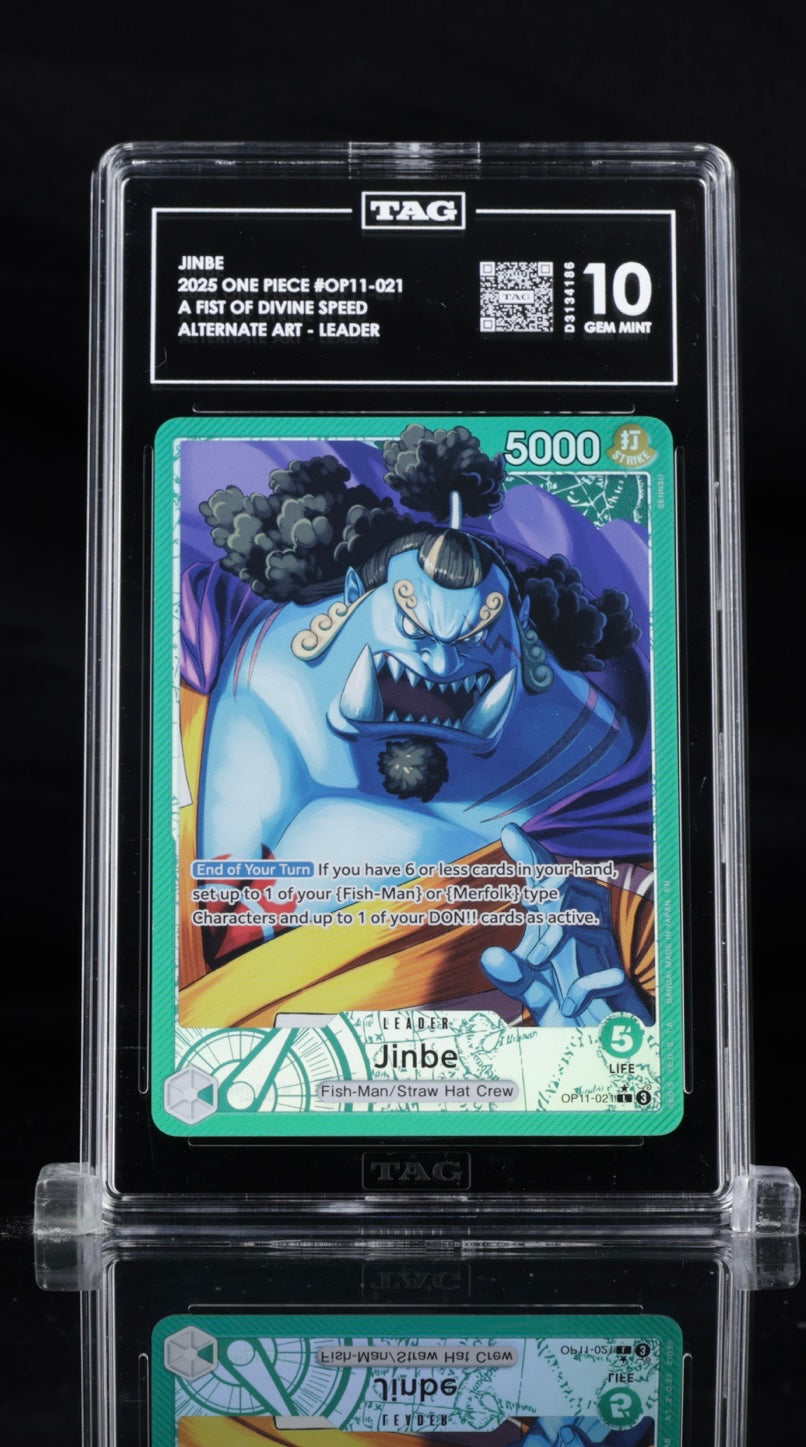 Jinbe Alt Art Leader #OP11-021 - TAG 10 – PokéMoon Store
